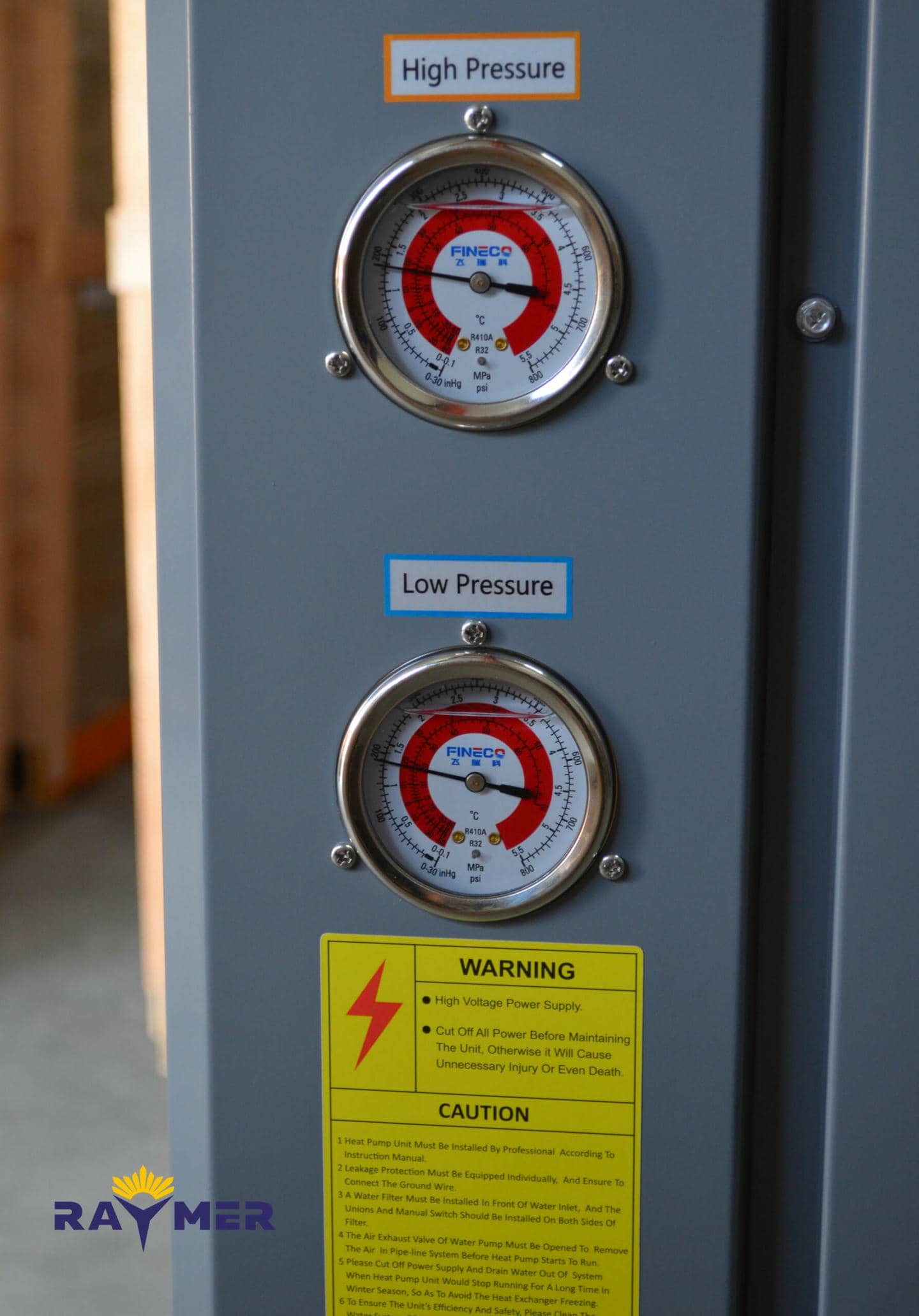 Тепловий геотермальний насос вода-вода Raymer RAY-33WW на 33 кВт, 380 В